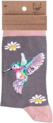 Wrendale Designs by Hannah Dale Chaussettes colibri Wisteria Wishes, Wisteria Wishes, 4-7