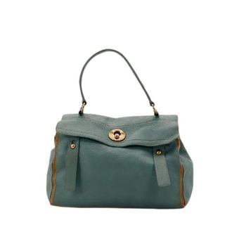 Saint Laurent Pre-owned Le Muse Two - Femme - Pre-owned - Vert - Taille: ONE Size