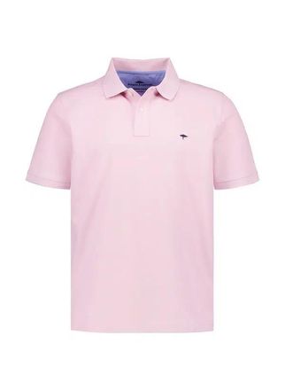 Fynch-Hatton Fynch-Hatton Herren Polo-Shirt rosa Baumwoll-Piqu&eacute;