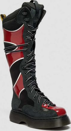 Dr. Martens Buzz Boxer Mixed Material Stiefel in Schwarz, Gr&ouml;&szlig;e: 36