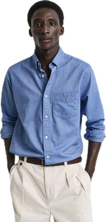 GANT Herren REG Classic Oxford Shirt Hemd, Rich Blue, Small