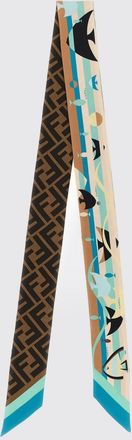 Fendi Schal Damen Farbe Hellblau