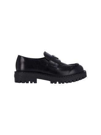 Prada Logo Loafers