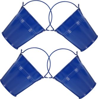 BESTONZON 4st&uuml;cke Eiseneimer Mit Griff Aus Metall F&uuml;r Blumenarrangements Und Partydekoration Klein Und Praktisch Zum Bepflanzen Und Selbermachen Geeignet