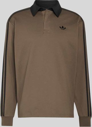 adidas Originals Relaxed Fit Rugbyshirt aus reiner Baumwolle