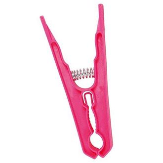 MSV W&auml;scheklammer gro&szlig; aus Kunststoff 12 St&uuml;ck, Plastik, Mehrfarbig, 16 cm