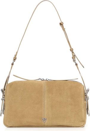 Pinko Pinko, Femme, Sacs, Vert, Taille: ONE Size Keeper Bag Medium