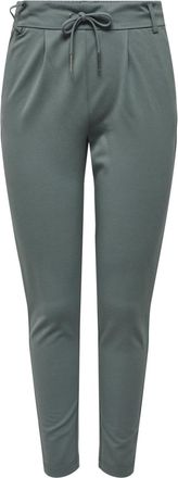 Only Damen Onlpoptrash Life Easy Col Pant PNT Noos Regular Fit Hose Mit Kordelzugverschluss F&uuml;r Lounge Und Freizeit, Balsam Green,31W / 30L