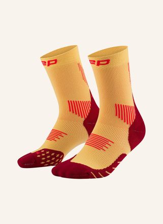 CEP Cep Laufsocken Core Run Compression Mid Cut Mid Cushion gelb