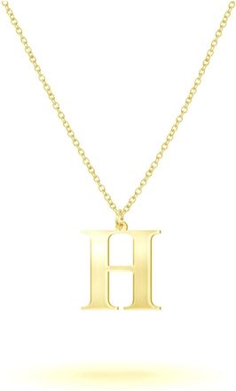 Beka & Bell BEKA&BELL Anhänger mit Kette 925-Sterling Silber vergoldet Glänzend 45cm