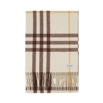 Burberry Giant Check Schal - - Accessories - Damen - Beige - ONE SIZE