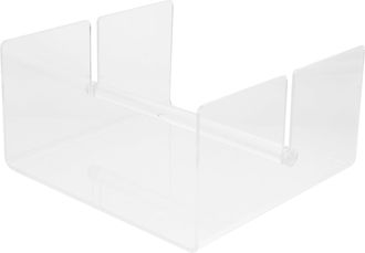 FOMIYES Winddichter Serviettenhalter Transparent aus Acryl f&uuml;r Tisch Vielseitig Einsetzbar in Gastronomie und Zuhause mit Langlebigem Material