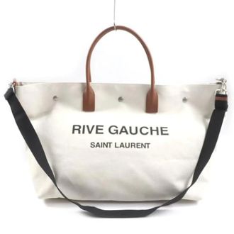 Saint Laurent Sac fourre-tout Vintage Pre-owned - Homme - Pre-owned - Beige - Taille: ONE Size