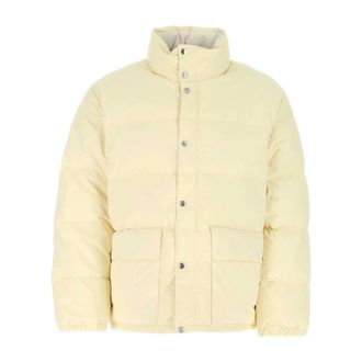 Jil Sander Cremefarbene Polyester-Daunenjacke - - Jackets - Herren - Gelb - XL