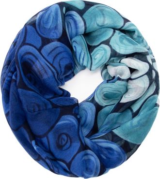 Glamexx24 Loop Schal Schlauchschal Leichter Damen Schal Mehrfarbig Rundschal Halstücher Sommerschal Loopschal Halstuch