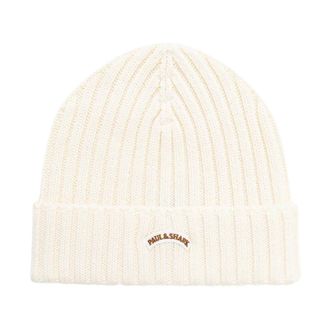 Paul & Shark Bonnet en laine - Homme - Accessoires - Beige - Taille: ONE Size