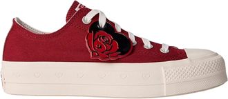 Converse Chuck Taylor Schuhe mit Plattform-Sohlen f&uuml;r Damen, Canvas (Rot)