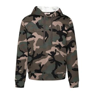 Valentino Camouflage Kapuzenpullover - - Sweatshirts & Hoodies - Herren - Gr&uuml;n - XL
