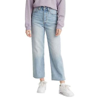 Levi's Damen Ribcage Straight Ankle 502 Taper B&T Greys, Middle Road, 32W / 27L