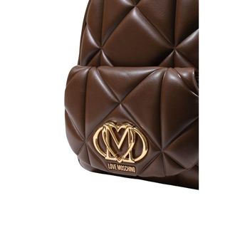 Love Moschino Womens Brown Polyethylene Backpack