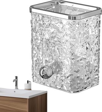 Generic Wandmontage Aufbewahrungssystem | Stabiles Badezimmer Aufbewahrungssystem - Wasser Falten Schwebendes Wandregal | Aufbewahrung Von Zahnb&uuml;rste Zahnpast