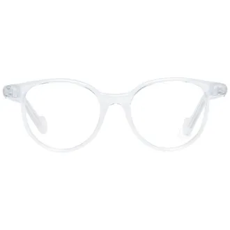 Moncler MO-1044370 Clear Plastic Round-Frame Eyeglasses - Clear