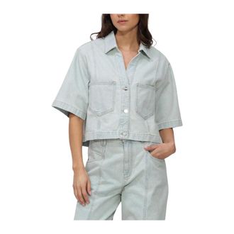 Nukus Nukus, Damen, Blusen & Hemden, Blau, XLGr&ouml;&szlig;e