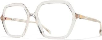 Mykita Blaue Runde Sonnenbrille - - Accessories - unisex - Wei&szlig; - 57 MM