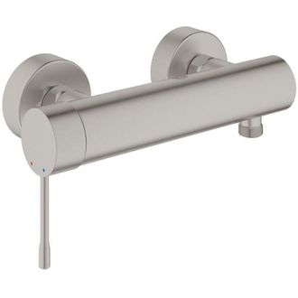 GROHE Essence 1-Loch-Einhand-Brausebatterie Wandmontage, Supersteel, Professional Edition