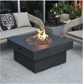 Elementi Gasfeuerstelle Branford in Beton-Optik - Elementi