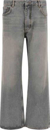 Off-white Jean Droit - Gris