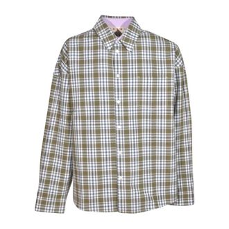 Marni Homme, Chemises, Multicolore, Taille: 2XL Chemise &agrave; Carreaux en Coton Compact