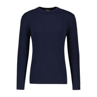 Mos Mosh Gilbert Rundhals-Strickpullover - - Knitwear - Herren - Blau - M