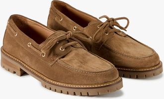 Saison 1865 Bateaux chunky en daim