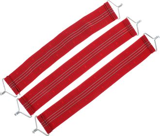 Lurrose 3 St&uuml;ck Teiliges Elastische Verst&auml;rkungsgurte f&uuml;r Relaxsessel Rei&szlig;feste Explosionsgesch&uuml;tzte Stuhl befestigungsb&auml;nder in Rot zur Stabilisierung und Si