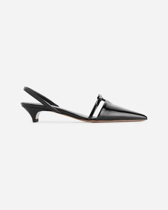 Arket Slingback-Lederpumps -Schwarz