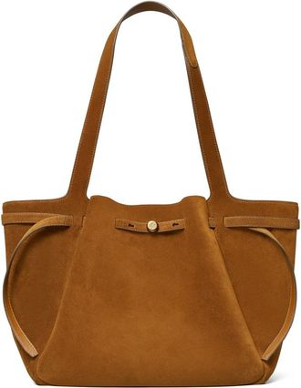 Tory Burch Femme, Sacs, Brun, Taille: ONE Size Romy Suede Tote