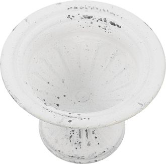 SOLUSTRE Vintage Metallvase im American Pastoral Stil Hohe Römische Blumenvase mit Glatter Oberfläche und Retro Charme Vielseitig als Hotel deko und Stilvolles