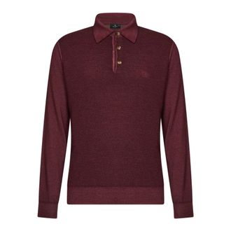 Etro Etro T-Shirts und Poloshirts - - Tops - Herren - Rot - XL