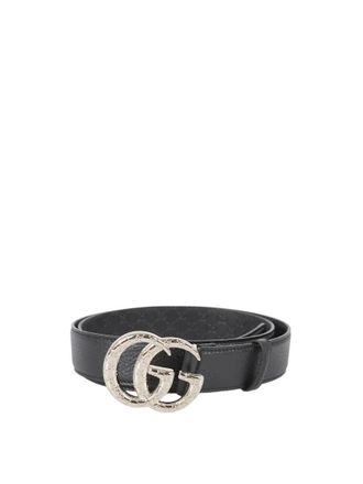 Gucci G&uuml;rtel - 30 Brainy Calf W Belt - Gr. 90 - in Schwarz - f&uuml;r Damen