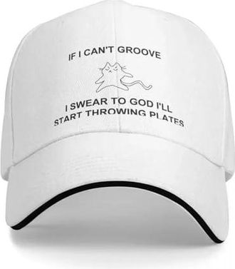 Generic Chapeau dHomme, si Je ne Peux Pas Faire Le Groove... Casquette de Baseball Casquette Anime Casquette pour Enfants Casquettes masculines Cadeau f&eacute;minin