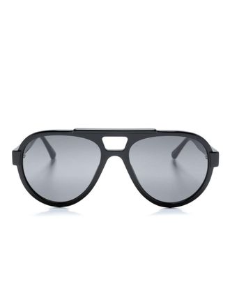 Linda Farrow x The Attico lunettes de soleil Jurgen - Noir