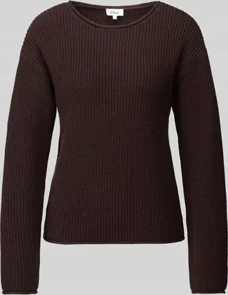 s.Oliver Red Label Relaxed Fit Strickpullover aus Baumwoll-Mix