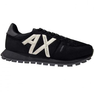 A|X Armani Exchange Homme, Chaussures, Noir, Taille: 45 EU Nouvelle Basket Baskets