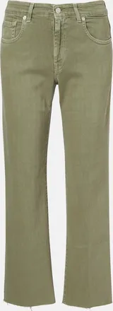 7 For All Mankind Mid-Rise Straight Jeans Calie