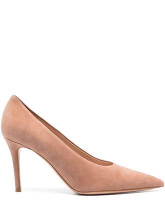 Gianvito Rossi escarpins Robbie 85 mm - Tons neutres