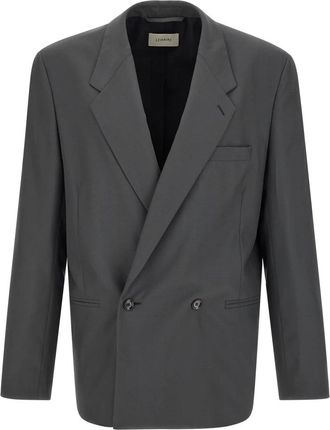 Christophe Lemaire Homme, Costumes, Gris, Taille: M Veste Crois&eacute;e Tailleur