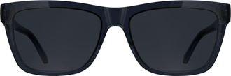 Calvin Klein Jeans Mens Sunglasses CKJ25623S - Transparent Blue with Solid Blue Lens