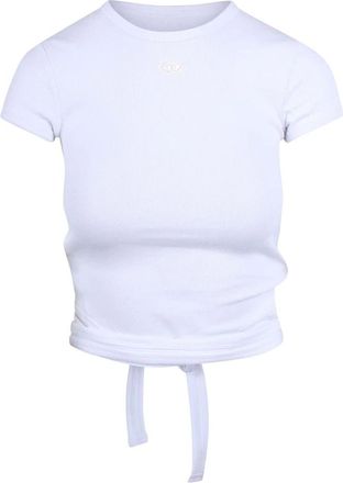 Diesel Femme, Tops, Blanc, Taille: 40 FR T-shirt T-bunny-tail