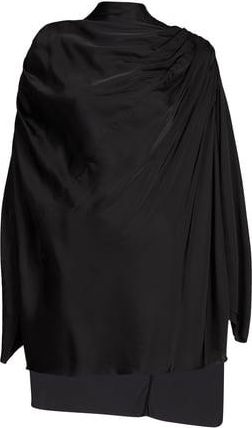 Rick Owens Robe pliss&eacute;e col montant